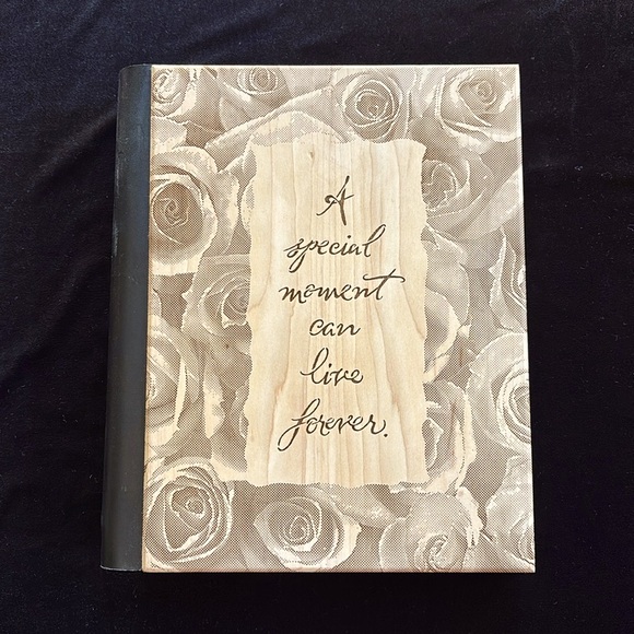 Lasercraft | Accents | Lasercraft Wood Rose Design Photo Album | Poshmark